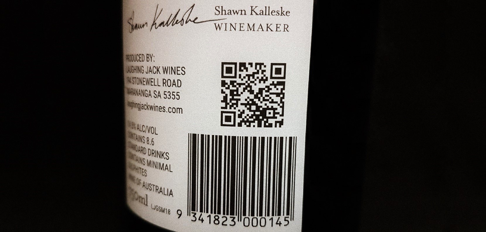 QR Code GSM - Laughing Jack Wines